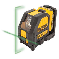 DeWALT Laser Level - Cross Lines - Green - 12V Li-Ion / DW088LG