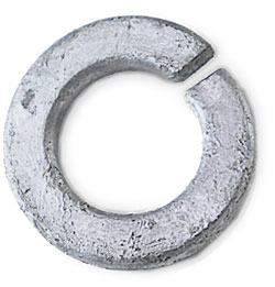 Lock Washer - Helical Spring - Steel / Hot Dipped Galvanized