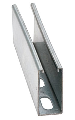 Cooper B-Line Strut Channel - 3-1/4" - Single - 10' / Pre-Galvanized ...