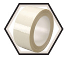 3M High Temperature Tape - 2" - White / 855