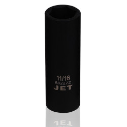 Jet Equipment Chrome Socket Set - 1/2" - 6 Point / 600323 *20 Pc