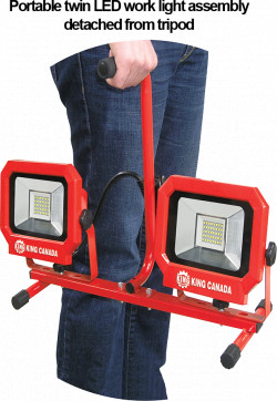 King Canada Tower Work Light - LED - 40 Watt / KC-3002LEDST