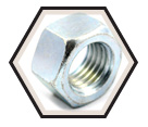 Hex Nut - ISO - 8.8 Steel / ZINC *METRIC (Packaged)