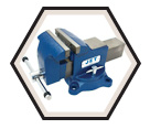 Jet Equipment Vise - Heavy Duty - Swivel Base - 5" / 320152