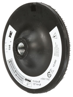 3M Disc Pad Holder - Plastic - 5" Dia. / 915 *HOOKIT