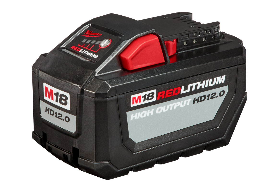 Milwaukee Battery - 12.0 Ah -18V Li-Ion / 48-11-1812 *M18 REDLITHIUM ...