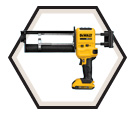 DeWALT Powers Fasteners Adhesive Gun - 28 oz - 20V Li-Ion / DCE595D1 *MAX