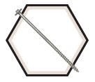 Simpson Strong-Tie Structural Screws - Hex Washer - 17/64" - Hex / HOT ...
