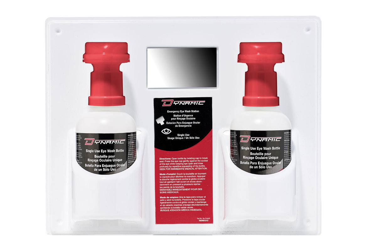 Dynamic Safety Plastic Eye Wash Station - Eye Cup - Saline / FAEWS1213F