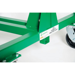 Greenlee Mobile Conduit and Pipe Rack with 603 casters